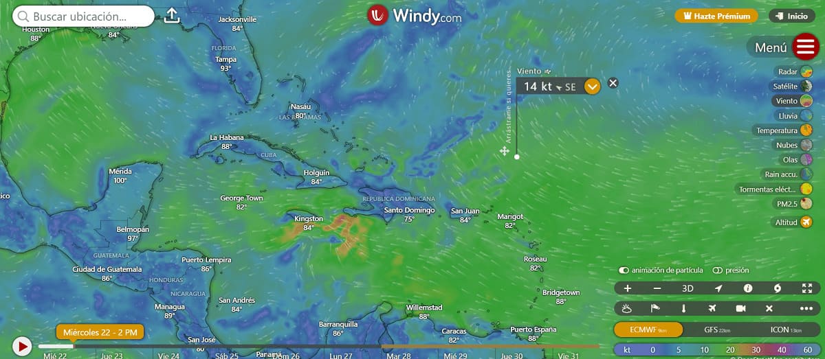 Mira como esta el tiempo con Windy